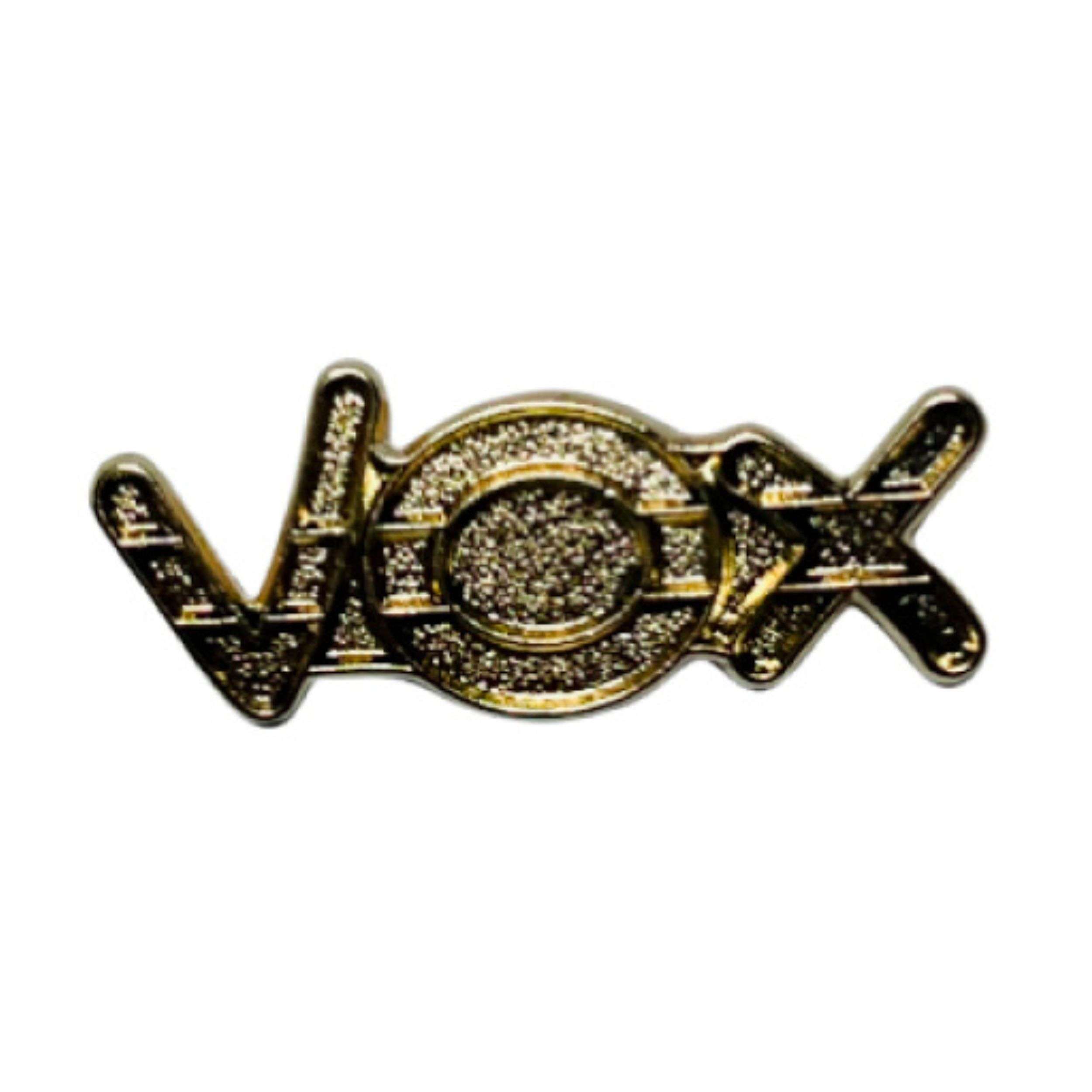 Pin - Logo Vox Dorado Partido Politico – Merchandising Vox