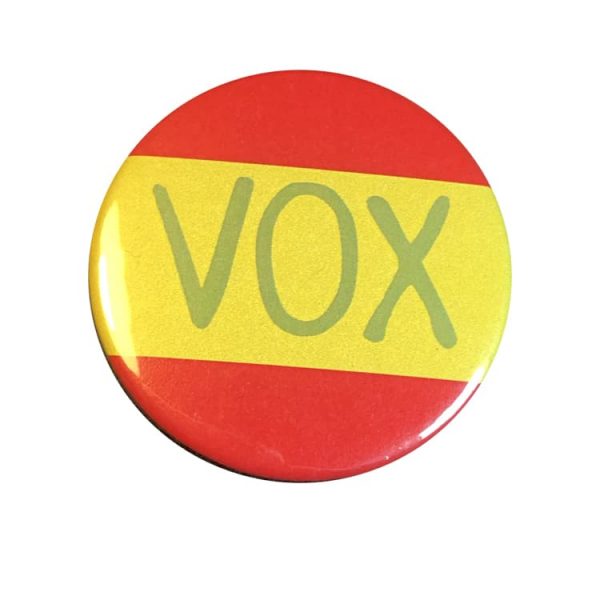 Vox Bandera España - Chapa Politica – Merchandising Vox