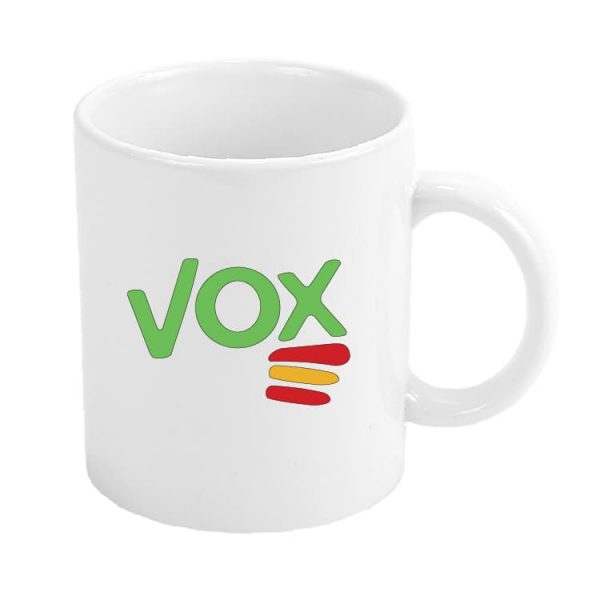 Partido Político Vox Taza Con Bandera De España – Merchandising Vox